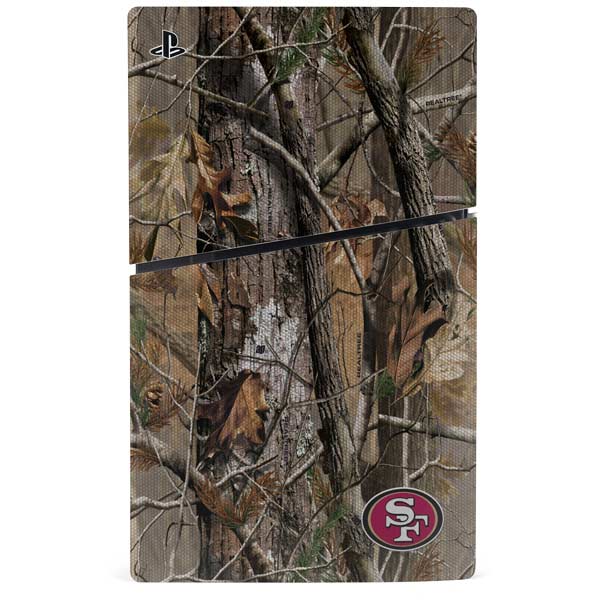 NFL San Francisco 49ers Realtree AP Camo Skin for PS5 Slim Disk Console ...