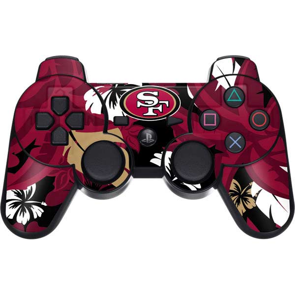 San Francisco 49ers Tropical Print Sony PlayStation Skin | NFL – Skinit