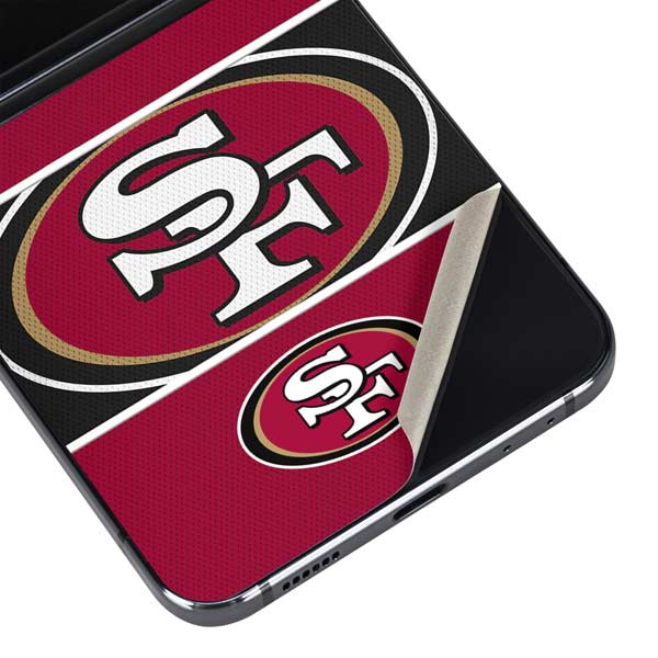 San Francisco 49ers Zone Block Skin for Galaxy Z Flip5 5G | Skinit
