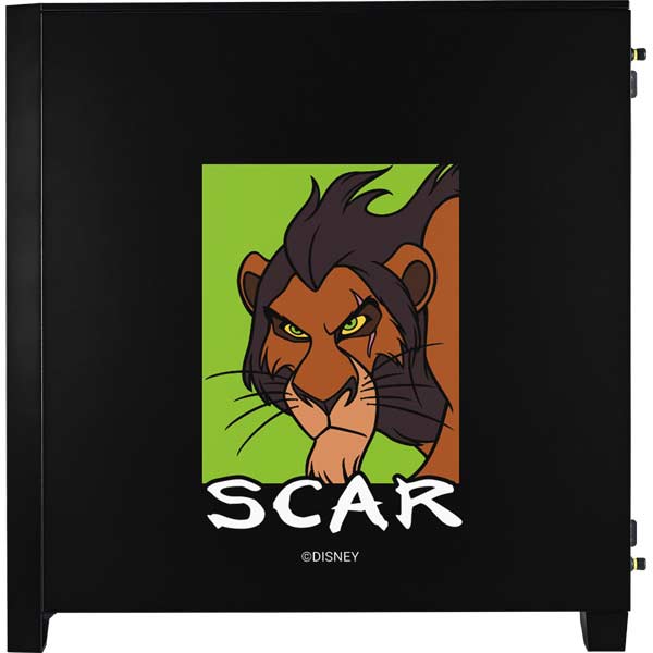Scar Corsair 4000D Tempered Glass Mid-Tower ATX Case Skin – Skinit