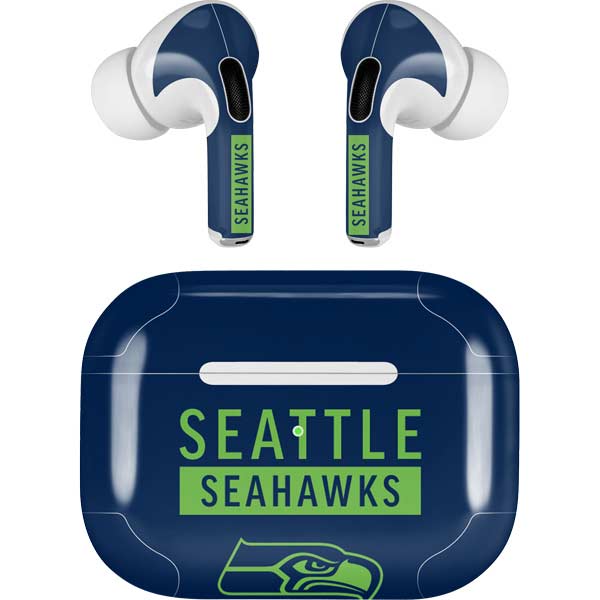 Seattle Seahawks Blue Performance Series Apple AirPods Skin | NFL – Skinit