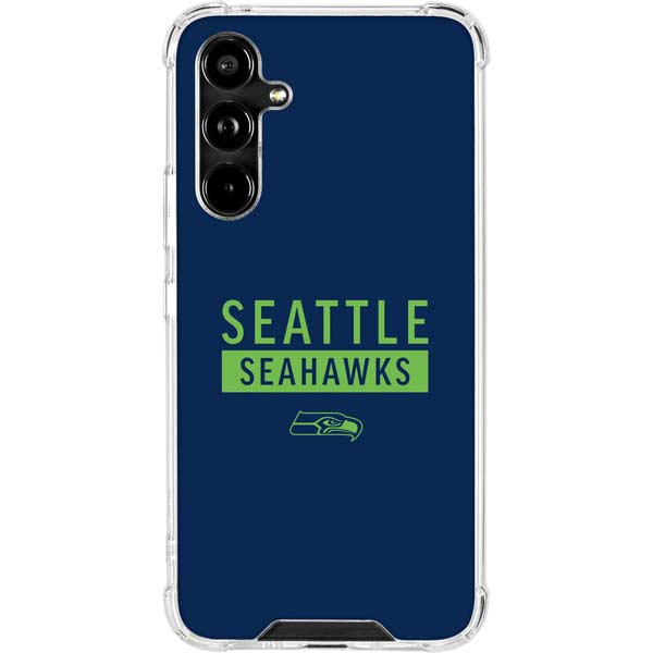 Seattle Seahawks Blue Performance Series Galaxy A54 5G Clear Case | Skinit