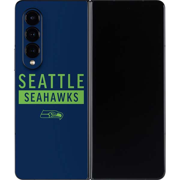 Seattle Seahawks Blue Performance Series Galaxy Z Fold4 5G Skin ...