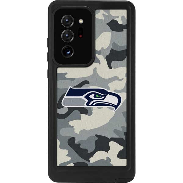 Seattle Seahawks Camo Waterproof Case for Galaxy Note20 Ultra 5G - Skinit