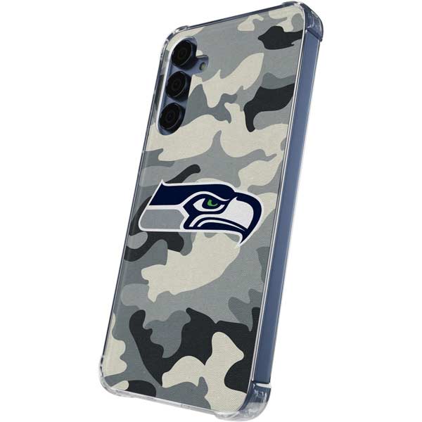 NFL Seattle Seahawks Camo Galaxy S24 Clear Case | Transparent Phone ...