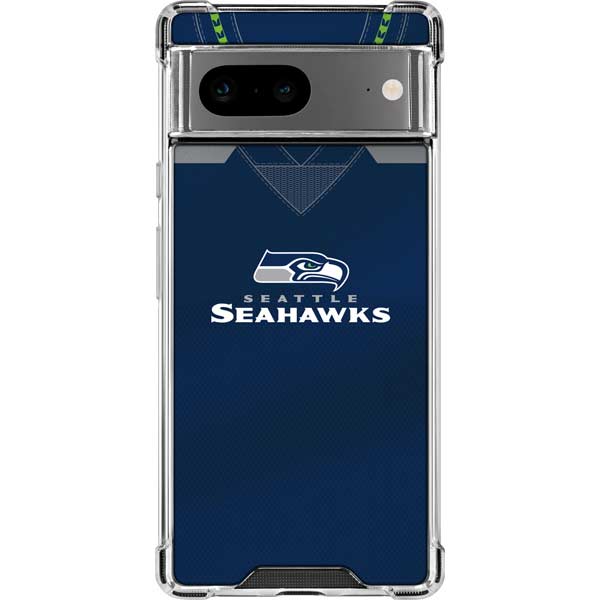 Seattle Seahawks Team Jersey Google Pixel 7a Clear Case | Transparent ...