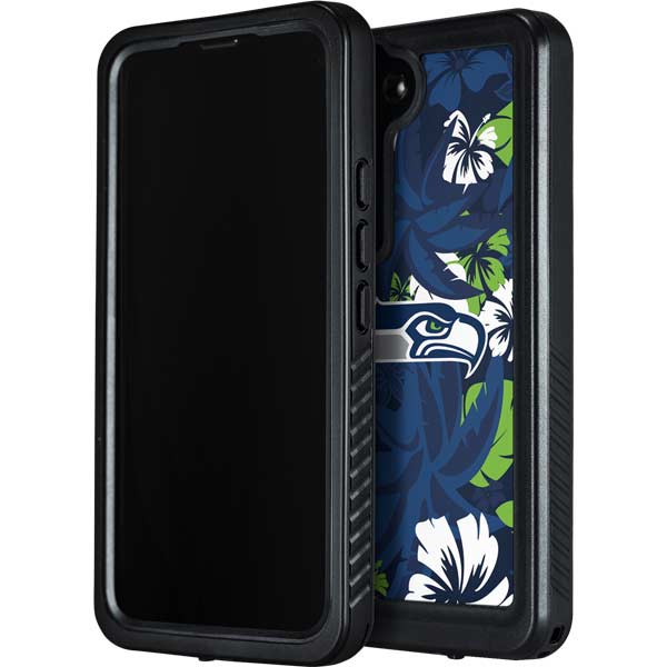 Seattle Seahawks Tropical Print Galaxy S23+ Waterproof Case | Skinit