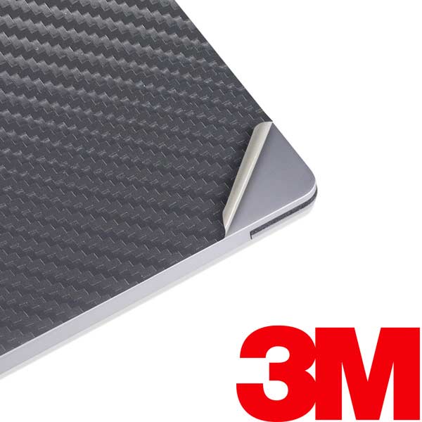 Silver Carbon Fiber Specialty Texture Material Surface Laptop 2 Skin ...