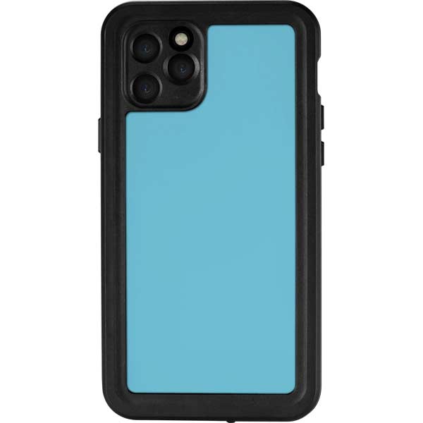 Sky High Blue Solid Apple iPhone Waterproof Case – Skinit