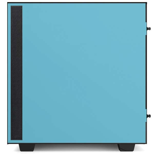 Sky High Blue Solid NZXT H510 Compact ATX Mid-Tower Case Skin – Skinit