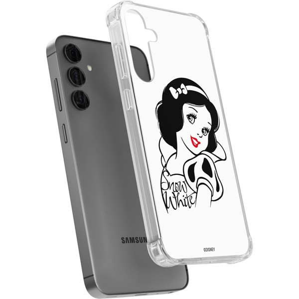 Disney Snow White Black and White Art Galaxy S24 Plus Clear Case | Skinit