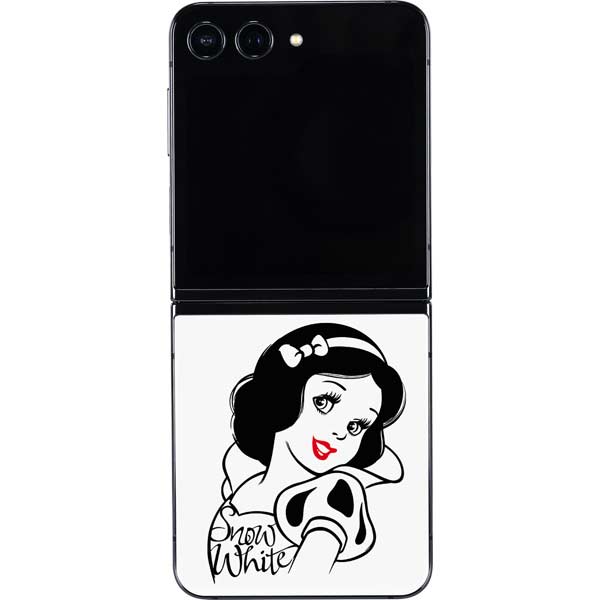 Snow White Black and White Skin for Galaxy Z Flip5 5G | Skinit