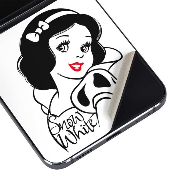 Snow White Black and White Skin for Galaxy Z Flip5 5G | Skinit