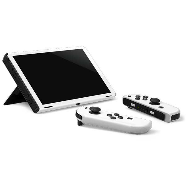 Snow White Black and White Nintendo Switch OLED (2021) Bundle Skin | Skinit