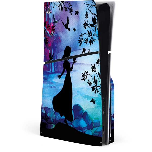 Disney Snow White Enchanted Forest Silhouette Skin for PS5 Slim Disk ...