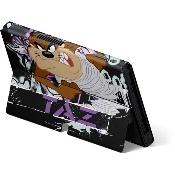 Splatter Paint Tasmanian Devil Nintendo Switch OLED (2021) Bundle Skin ...