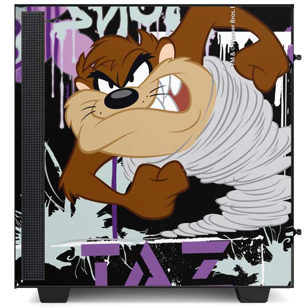 Splatter Paint Tasmanian Devil NZXT H510 Compact ATX Mid-Tower Case ...
