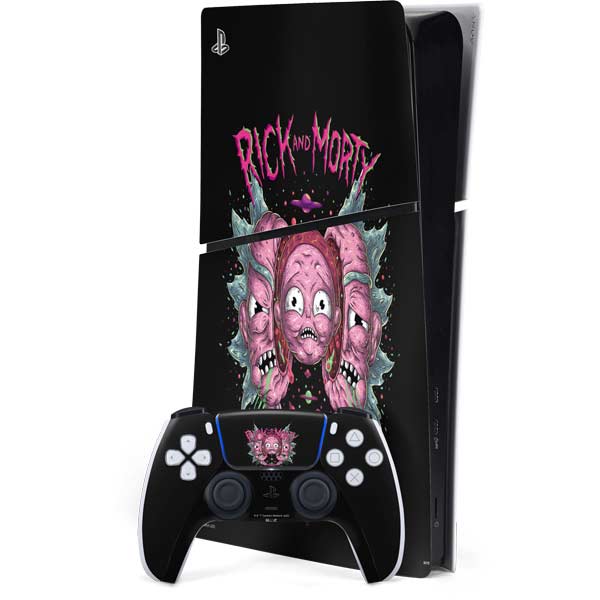 Adult Swim Rick and Morty Split Head Rick PS5 Slim Digital Edition ...