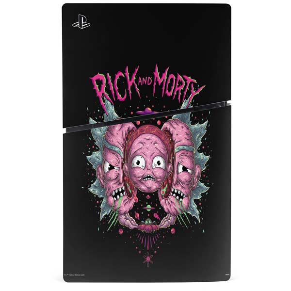 Adult Swim Rick and Morty Split Head Rick PS5 Slim Digital Edition ...