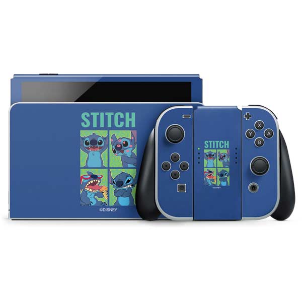 Stitch Personalities Nintendo Switch OLED (2021) Bundle Skin | Skinit