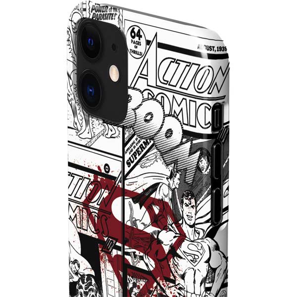 Superman Comic Logo in Red iPhone 12 Mini Lite Cases | Thin & Compact ...