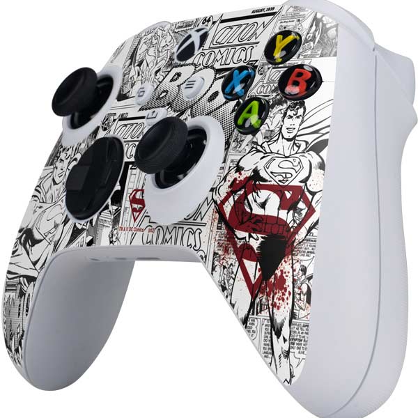 Superman Comic Logo in Red Microsoft Xbox Skin | DC Comics – Skinit