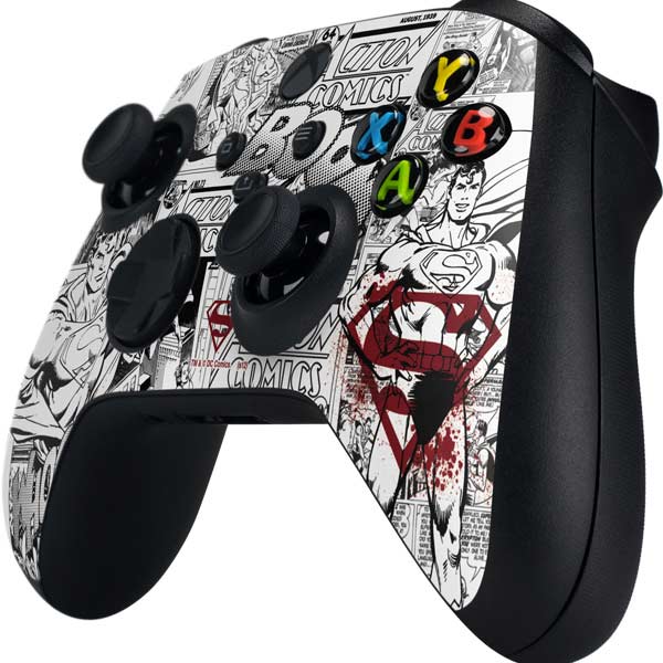 Superman Comic Logo in Red Microsoft Xbox Skin | DC Comics – Skinit