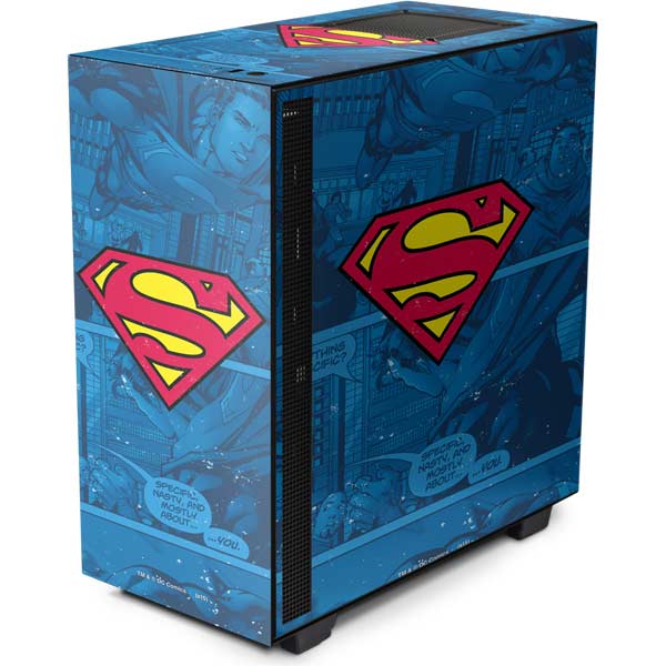 Superman Logo NZXT H510 Compact ATX Mid-Tower Case Skin – Skinit
