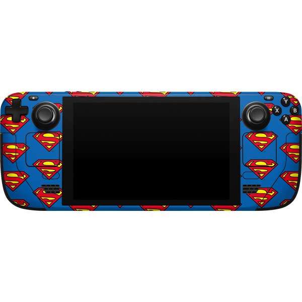 Superman Logo Pattern Steam Deck Handheld Gaming Computer Skin – Skinit