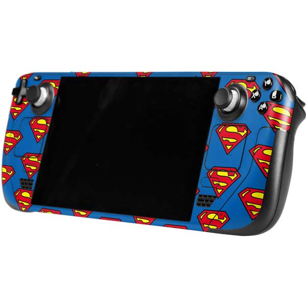Superman Logo Pattern Steam Deck Handheld Gaming Computer Skin – Skinit