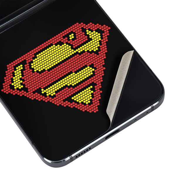 Superman Logo Pixels Skin for Galaxy Z Flip5 5G | Skinit