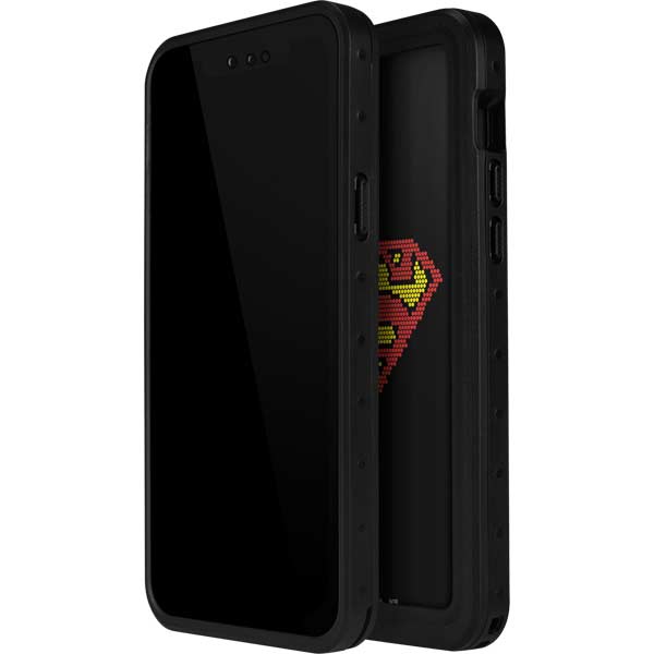 Superman Logo Pixels iPhone 12 Mini Waterproof Cases | Waterproof Phone ...