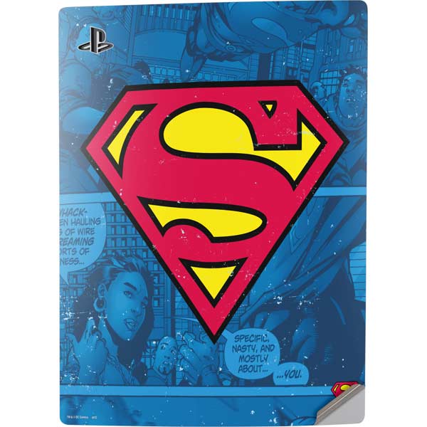 Superman Logo Skin for PS5 Digital Edition Console - Skinit