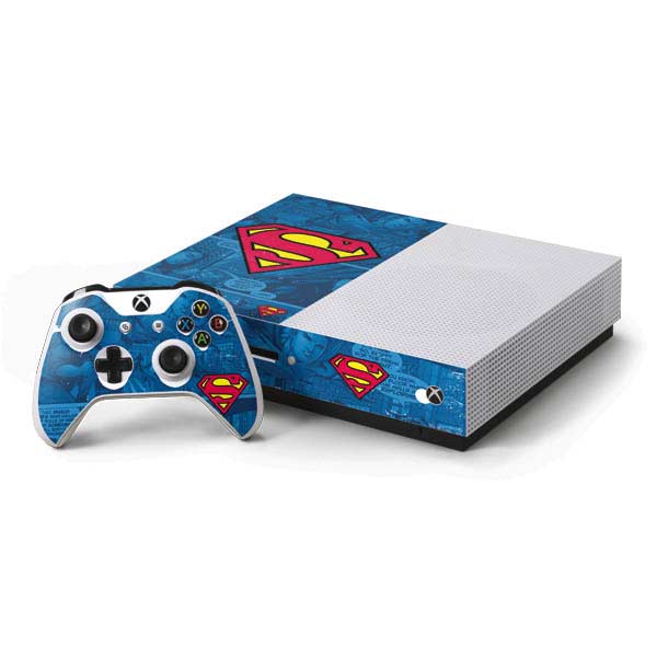 DC Comics Superman Logo Background Pattern Xbox One Skins | Officially ...