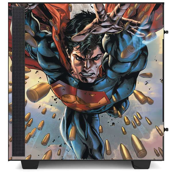 Superman Stops Bullets NZXT H510 Compact ATX Mid-Tower Case Skin – Skinit