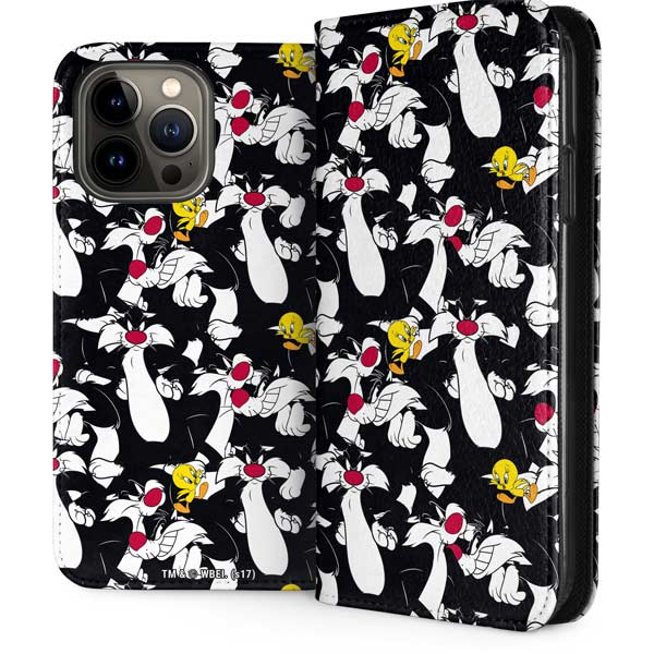 Sylvester and Tweety Super Sized iPhone 15 Pro Max Folio Case | iPhone ...