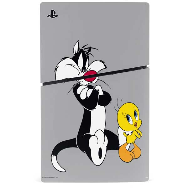 Looney Tunes Sylvester Tweety Bird Crossed Arms Skin for PS5 Slim Disk ...