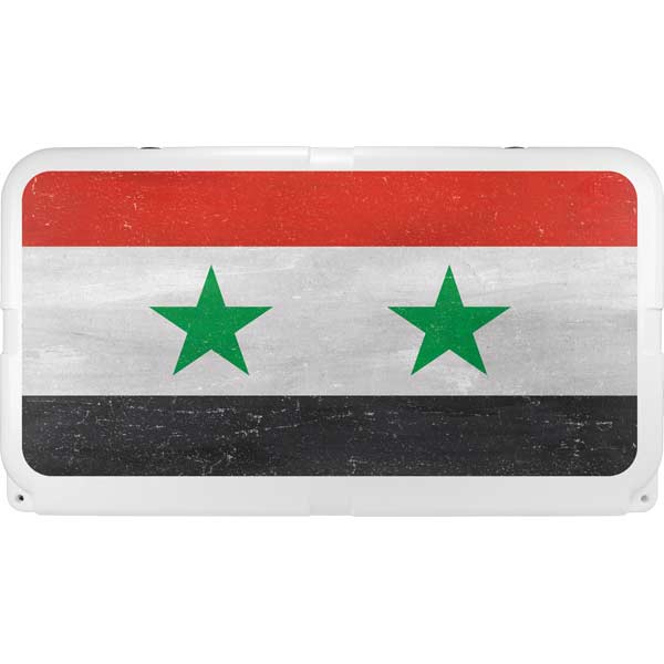 Syria Flag Distressed YETI Tundra 75 Hard Cooler Skin | Skinit