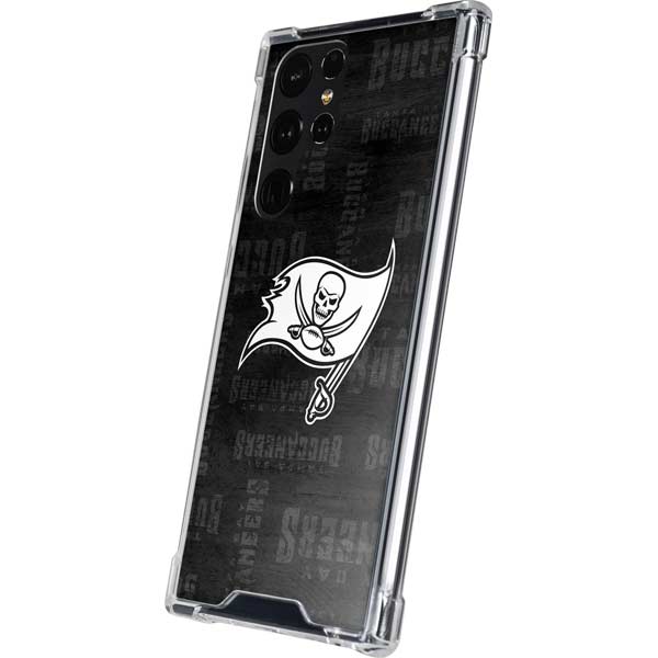Tampa Bay Buccaneers Black & White Galaxy S24 Ultra Clear Case | Skinit