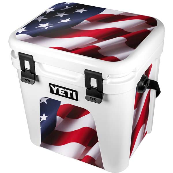 The American Flag YETI Roadie 24 Hard Cooler Skin | Skinit