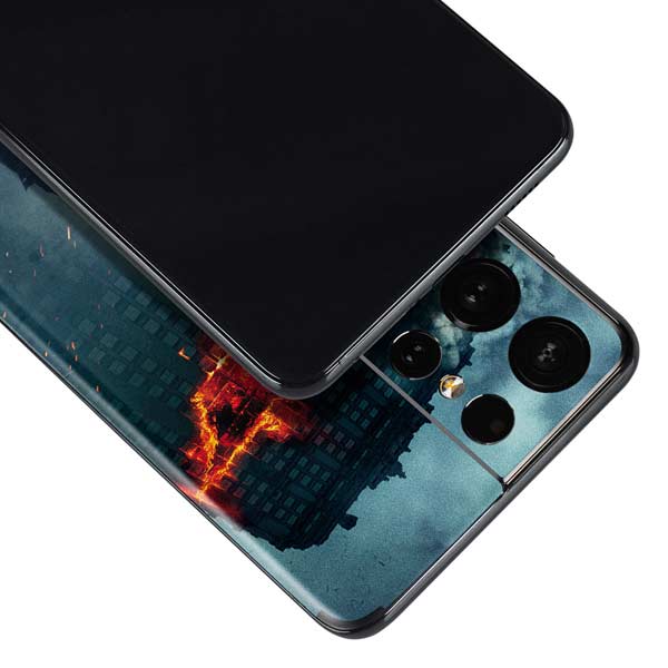 The Dark Knight Fire Logo Samsung Galaxy Skin | DC Comics – Skinit