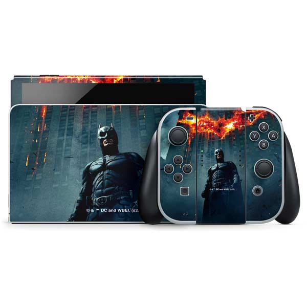 The Dark Knight Fire Logo Nintendo Switch OLED (2021) Bundle Skin | Skinit
