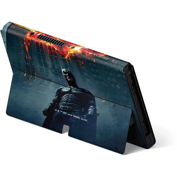 The Dark Knight Fire Logo Nintendo Switch OLED (2021) Bundle Skin | Skinit