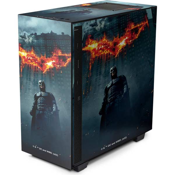 The Dark Knight Fire Logo NZXT H510 Compact ATX Mid-Tower Case Skin ...