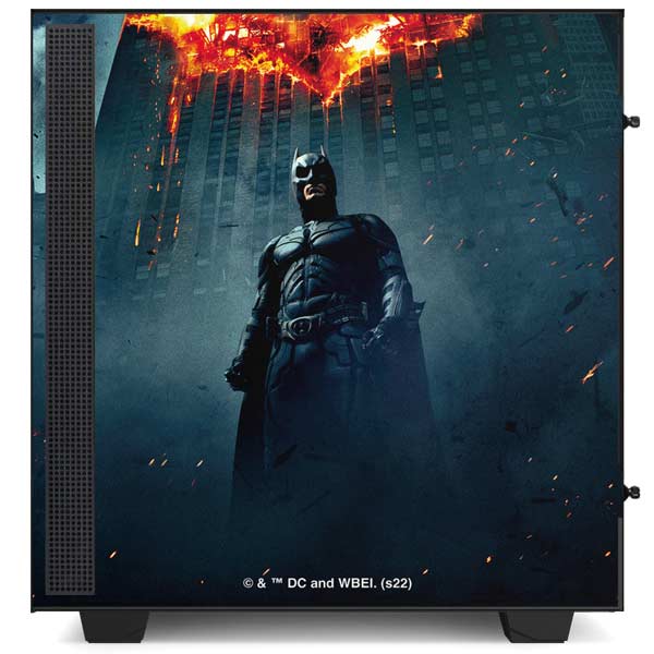 The Dark Knight Fire Logo NZXT H510 Compact ATX Mid-Tower Case Skin ...