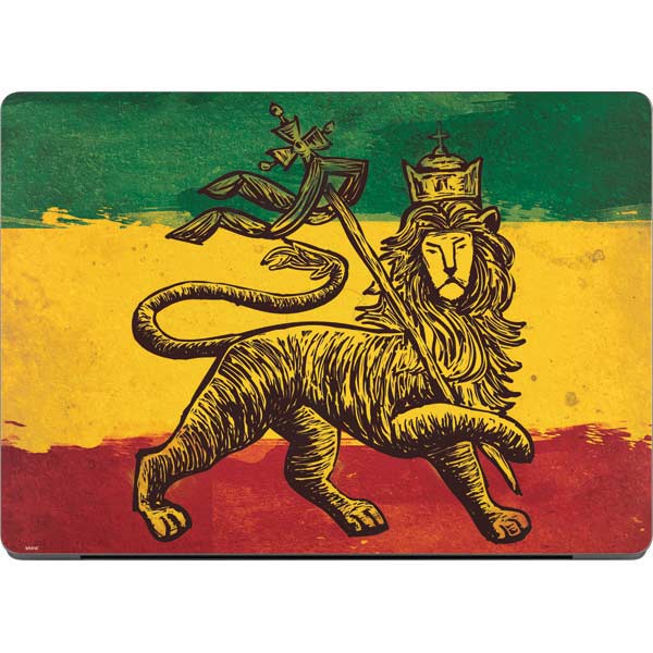 The Lion of Judah Rasta Flag skin compatible with MacBook Pro 14in ...