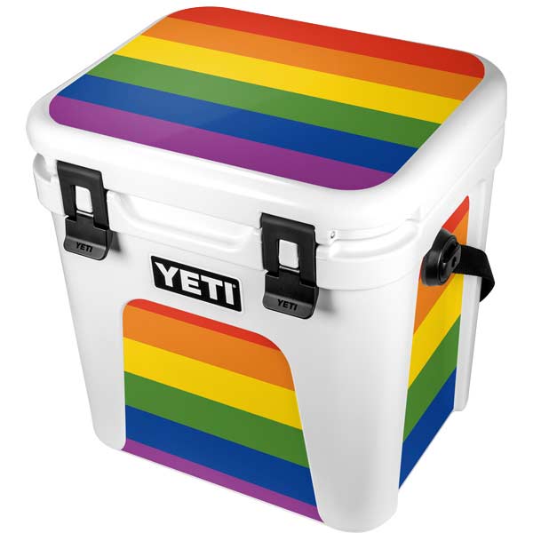 The Rainbow Flag YETI Roadie 24 Hard Cooler Skin | Skinit