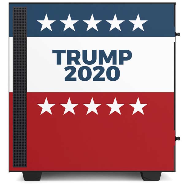 Trump 2020 Red White and Blue NZXT H510 Compact ATX Mid-Tower Case Skin ...