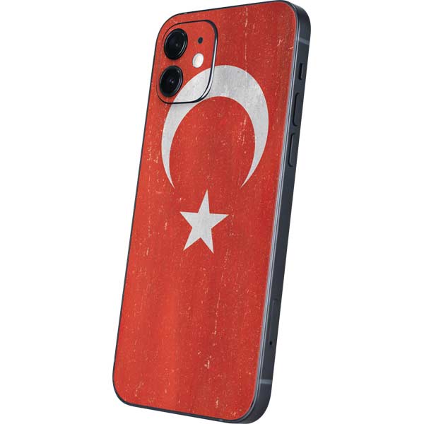 Turkish Flag Distressed Apple iPhone Skin | Wraps – Skinit
