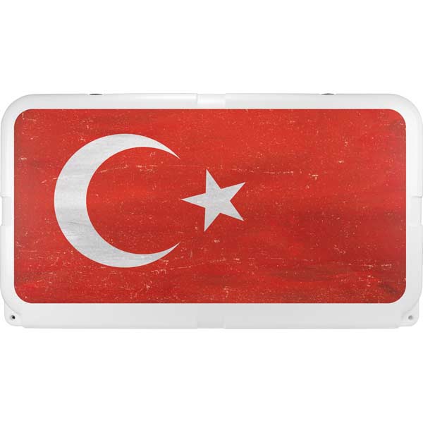 Turkish Flag Distressed YETI Tundra 75 Hard Cooler Skin | Skinit